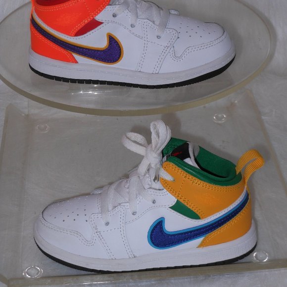 Jordan | Shoes | Jordan Multicolor Laceup Hightop Sneakers Size 9 ...